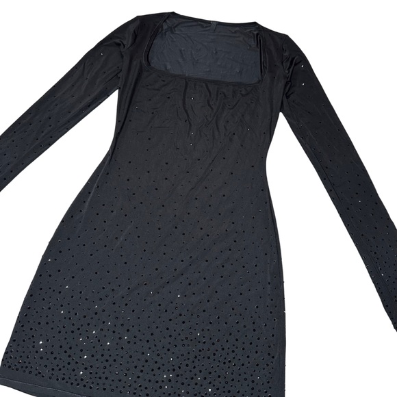 SKIMS | Dresses | Skims Sheer Rhinestone Dress | Poshmark